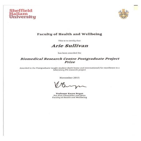 Award for Biomedical Research | PDF