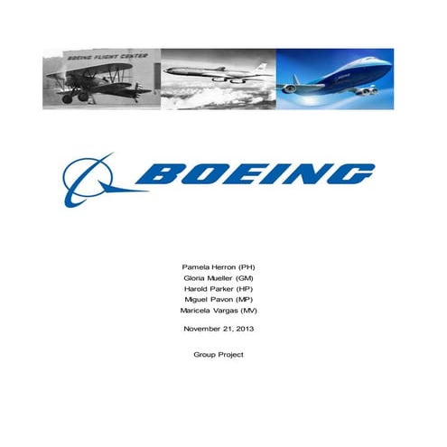 11-21-13 Boeing Group Project - Final | DOCX