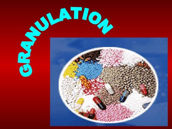 Granulation process and types of granulators | PPT