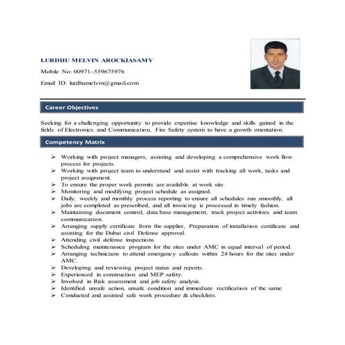 LURDHU MELVIN AROCKIASAMY (Cv) (1) | PDF