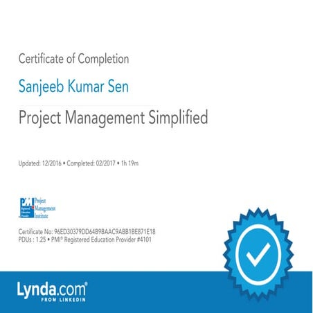 ProjectManagementSimplified_CertificateOfCompletion | PPT
