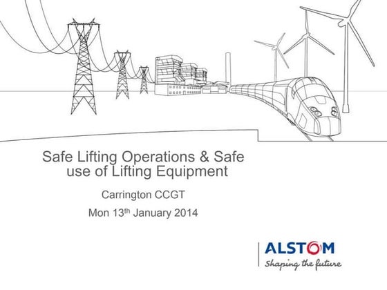 TOOLBOX TALK | lifting & rigging operations | PDF