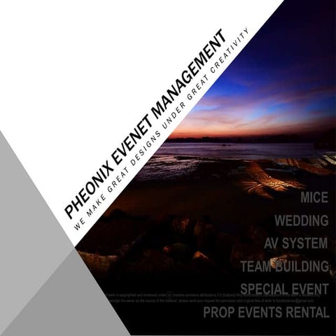 Portfolio (Pheonix Events Management 2014) 02 | PPT