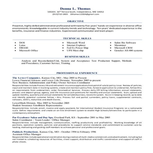 Donna L Thomas Resume 04 23 2015_Option2 | DOCX