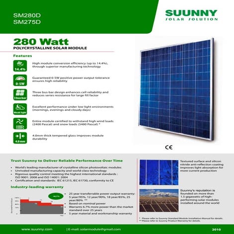 SM280D-280watt | PDF