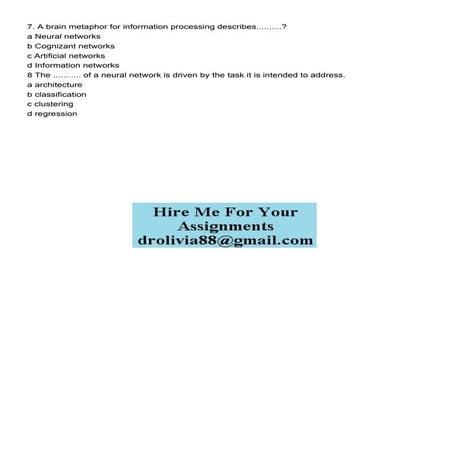 7 A brain metaphor for information processing describes.pdf ...