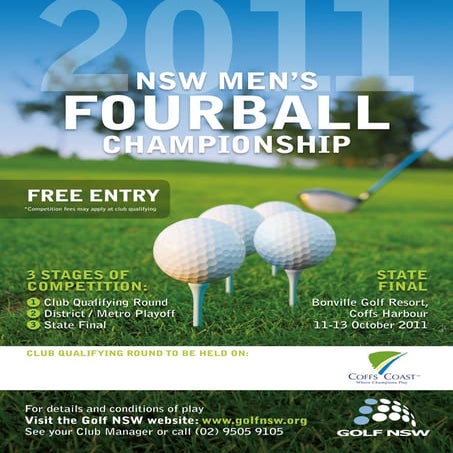 Golf NSW Poster | PDF