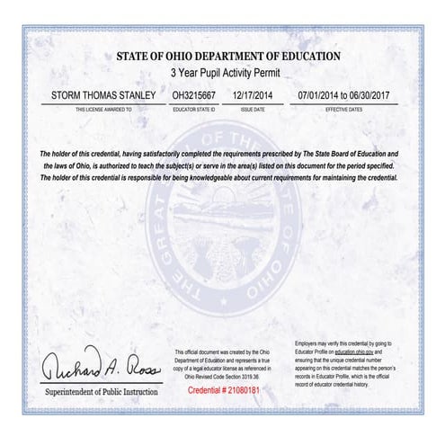 Pupil Activity Permit | PPT