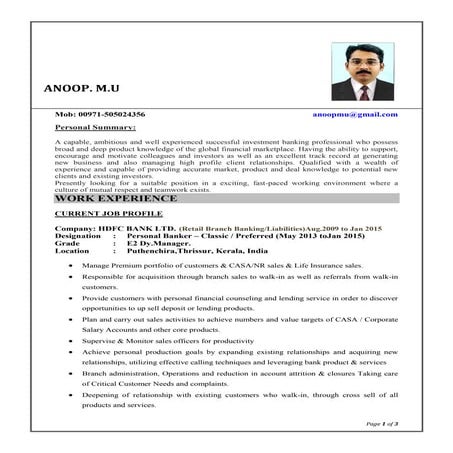 CV-ANOOP_MU_Updated (1) | PDF