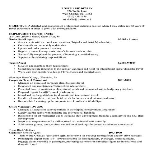 Roe Devlin Resume | PDF