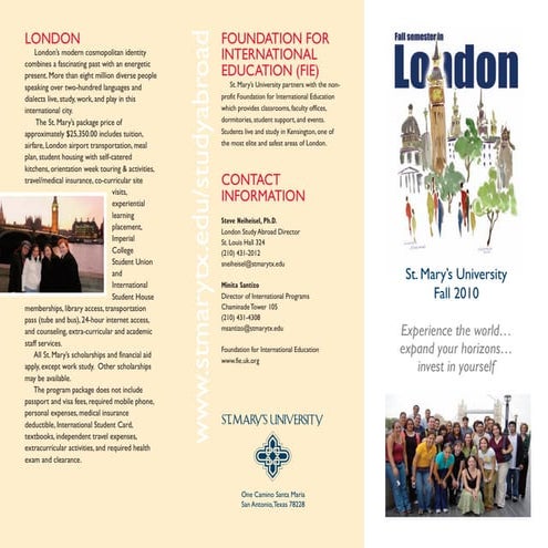 London Brochure | PPT