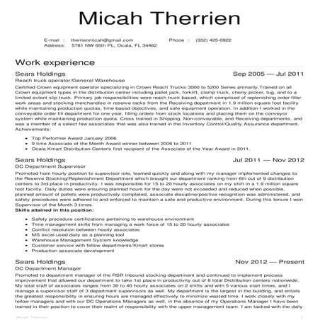 Resume-Micah Therrien | PDF