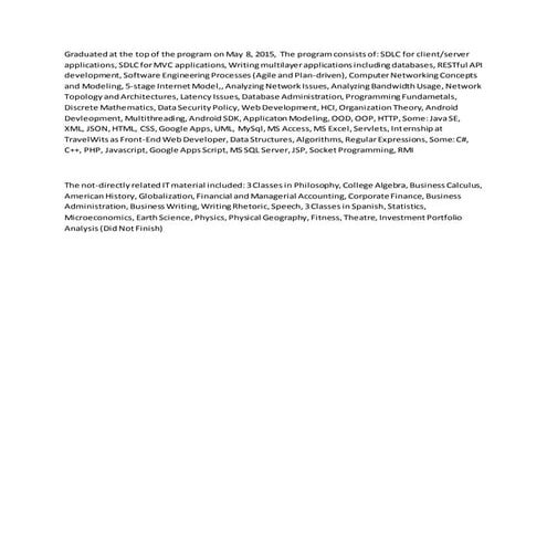 PSUDescription | DOCX | Computing | Technology & Computing