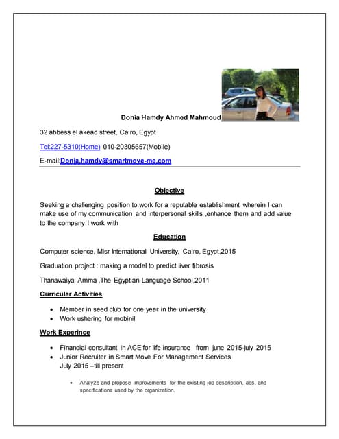 Zohaib-CV | PDF | Business Accounting & Finance | Business