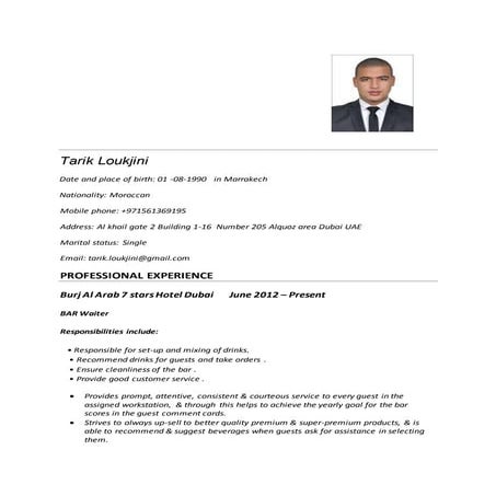 Curriculum Vitae Daniel De Araujo | DOCX