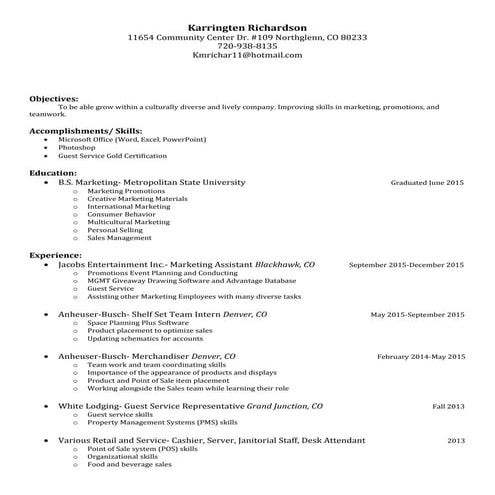 Matthew Cave Resume 2015 | PDF