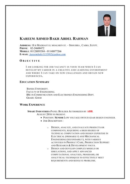 MEP PROJECT ENGINEER. | PDF