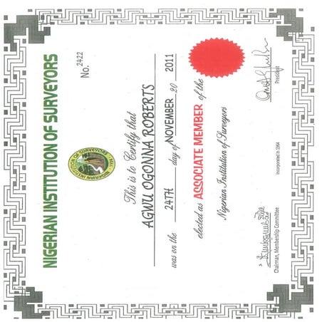 NIS Membership Certificate | PDF