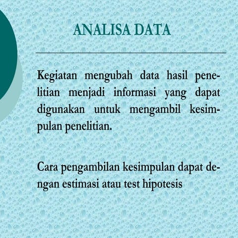 7 analisa data deskriptif | PPT