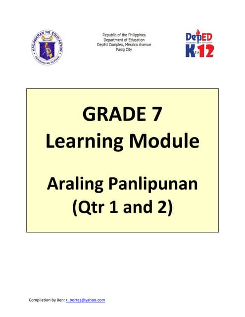 Markahan 1 modyul 1 primaryang sanggunian | PPTX