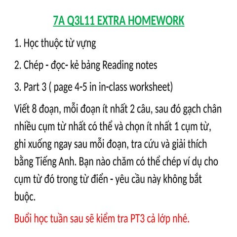 7A Q3L11 EXTRA KEY + HW.pptx ưegfjqweofjq3woifjwopjgw | PPT