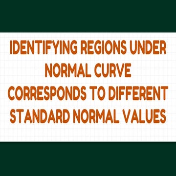 7 AREAS UNDER THE NORMAL CURVE.pptx stat | PPTX