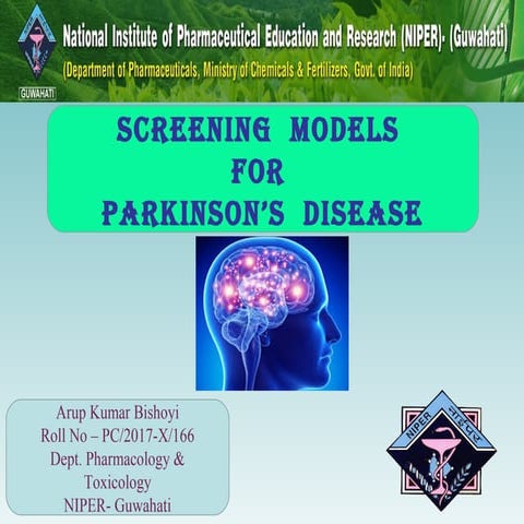 screening model for parkinsons disease | PPT