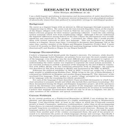 ResearchStatement2016 | PDF