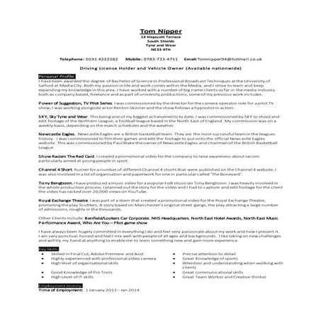 BILAL AHMAD CV 2015 | PDF