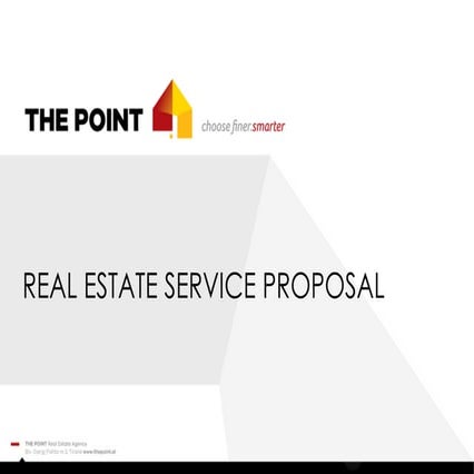 THE POINT Real Estate_official | PDF | Real Estate Industry | Industries