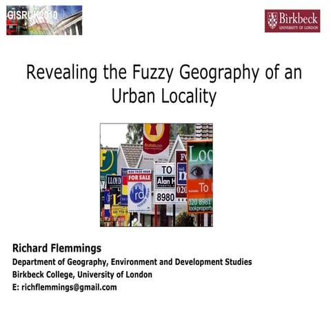 7B_1_Revealing the fuzzy geography of an urban locality | PPT