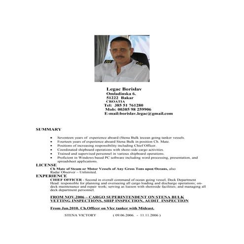 CV-Legac Boris | PDF