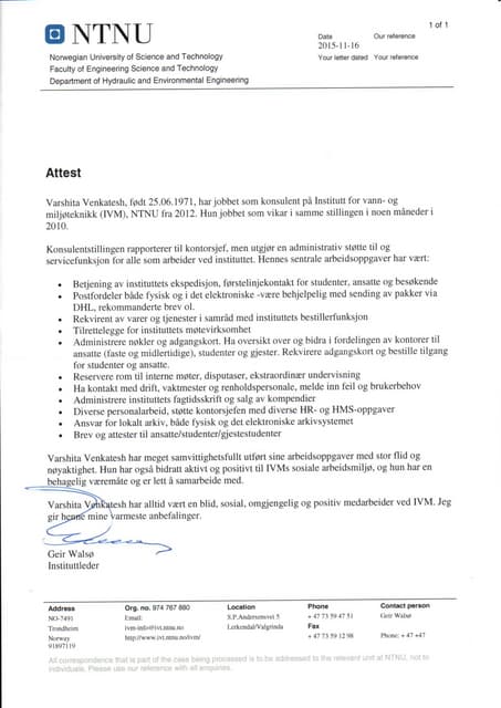 Attest Hanne | PDF