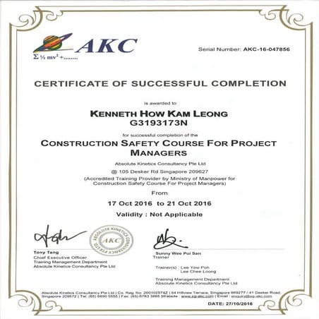Construction Safety Course for Project Managers | PDF