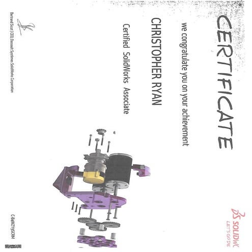 Solidworks Certificate | PDF