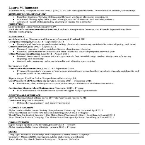 EDITED RESUME | PDF