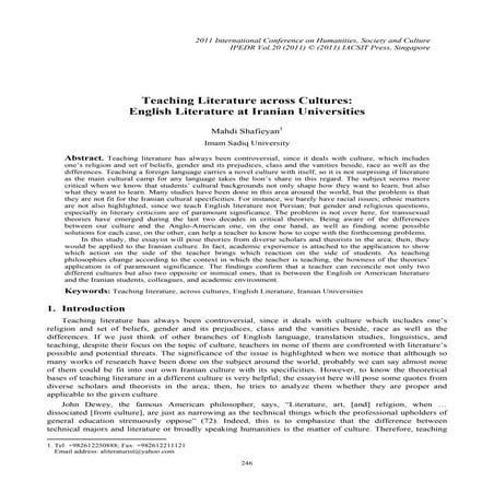 Approaches And Strategies In Teaching Philippine Literature Employed By ...