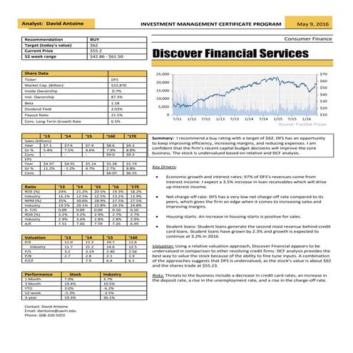 Discover Financial Services (DFS)_Research report | PDF