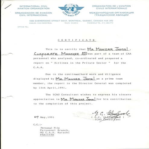 ICAO CERTIFICATE | PDF