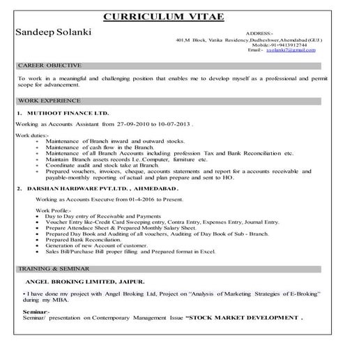 CV OF SANDEEP (1) (1) | DOCX