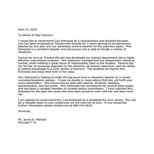 Reference Letter_JamieMitchell | PDF