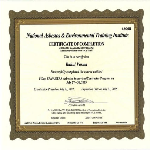 Rahul Varma NAETI EPA 45605 | PPT