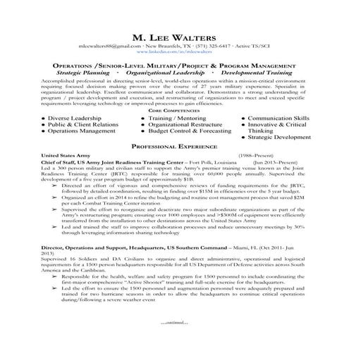 MLeeWaltersResume | PDF