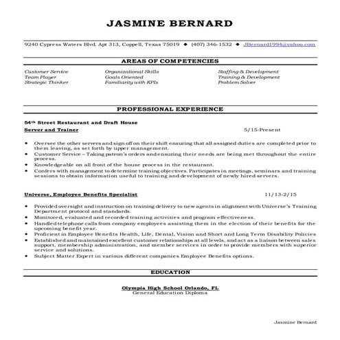 Brett Resume 2016 | DOCX
