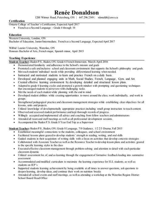 Megan Dunning Resume | PDF