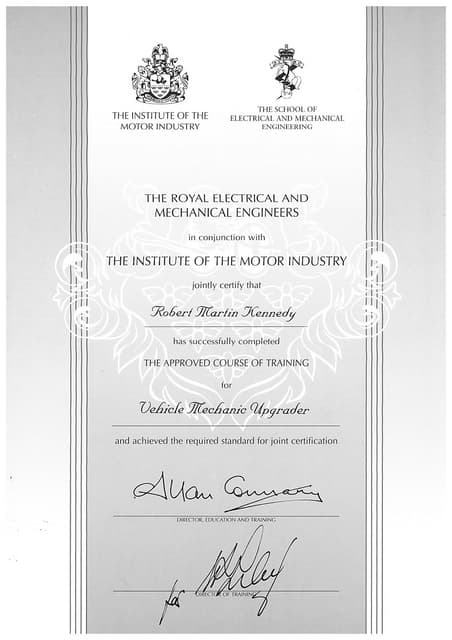 REME Cert trade proficiency | PDF