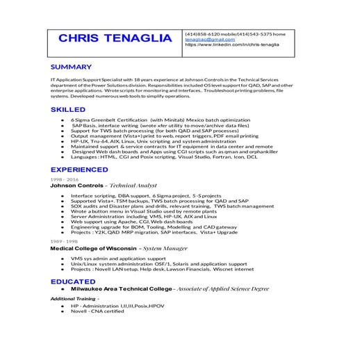 Resume2 | PDF