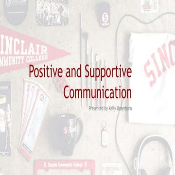 Positive and Supportive Communication | PPTX