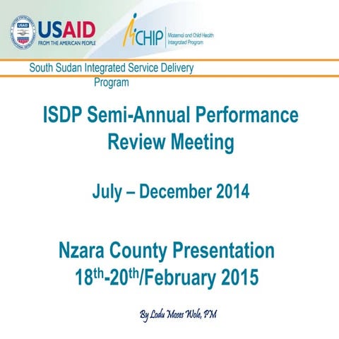ISDP Performance Review Meeting Feb 2015_ CIP Presentation Template ...