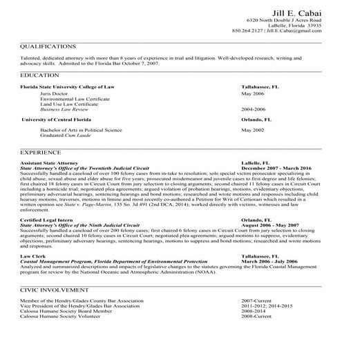 JEC Resume | PDF